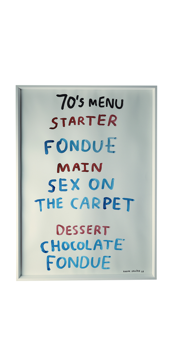 Babak Ganjei 70's Menu